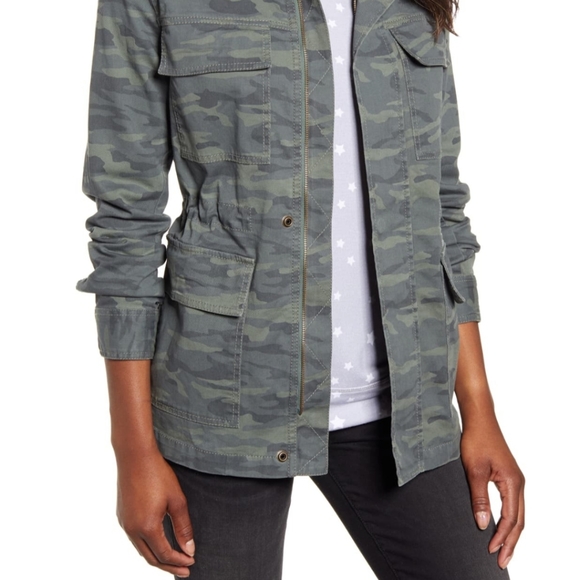 Caslon | Jackets & Coats | Caslon Camo Utility Jacket | Poshmark
